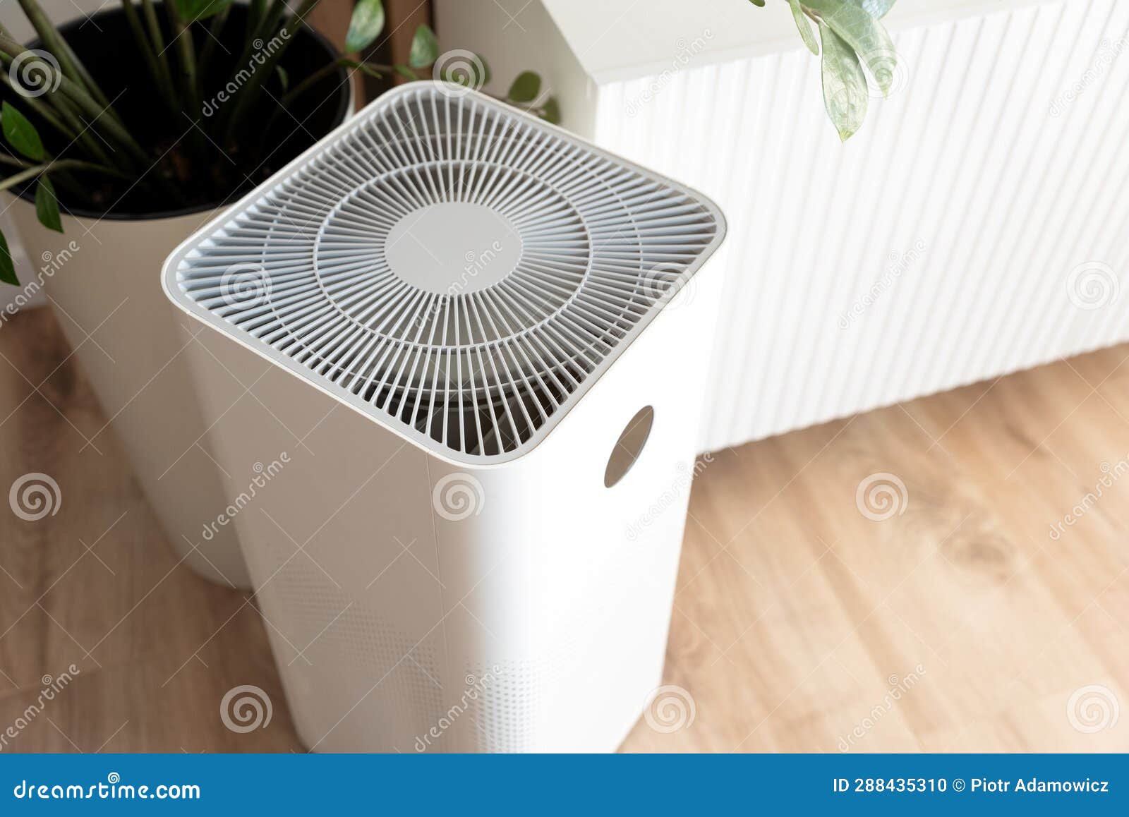Air Purifier in Home. Smart Home Devices Stock Photo - Image of system ...
