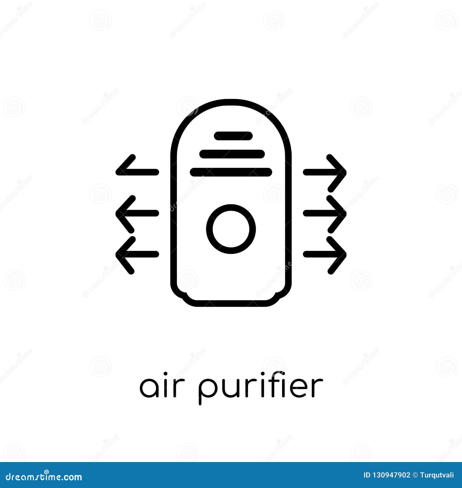 Air Purifier Icon from Electronic Devices Collection. Stock Vector ...