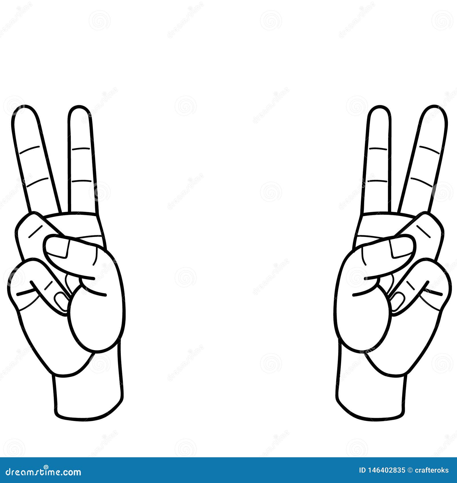 Air Quotes Vector Silhouette of People Stock Vector - Illustration of ...