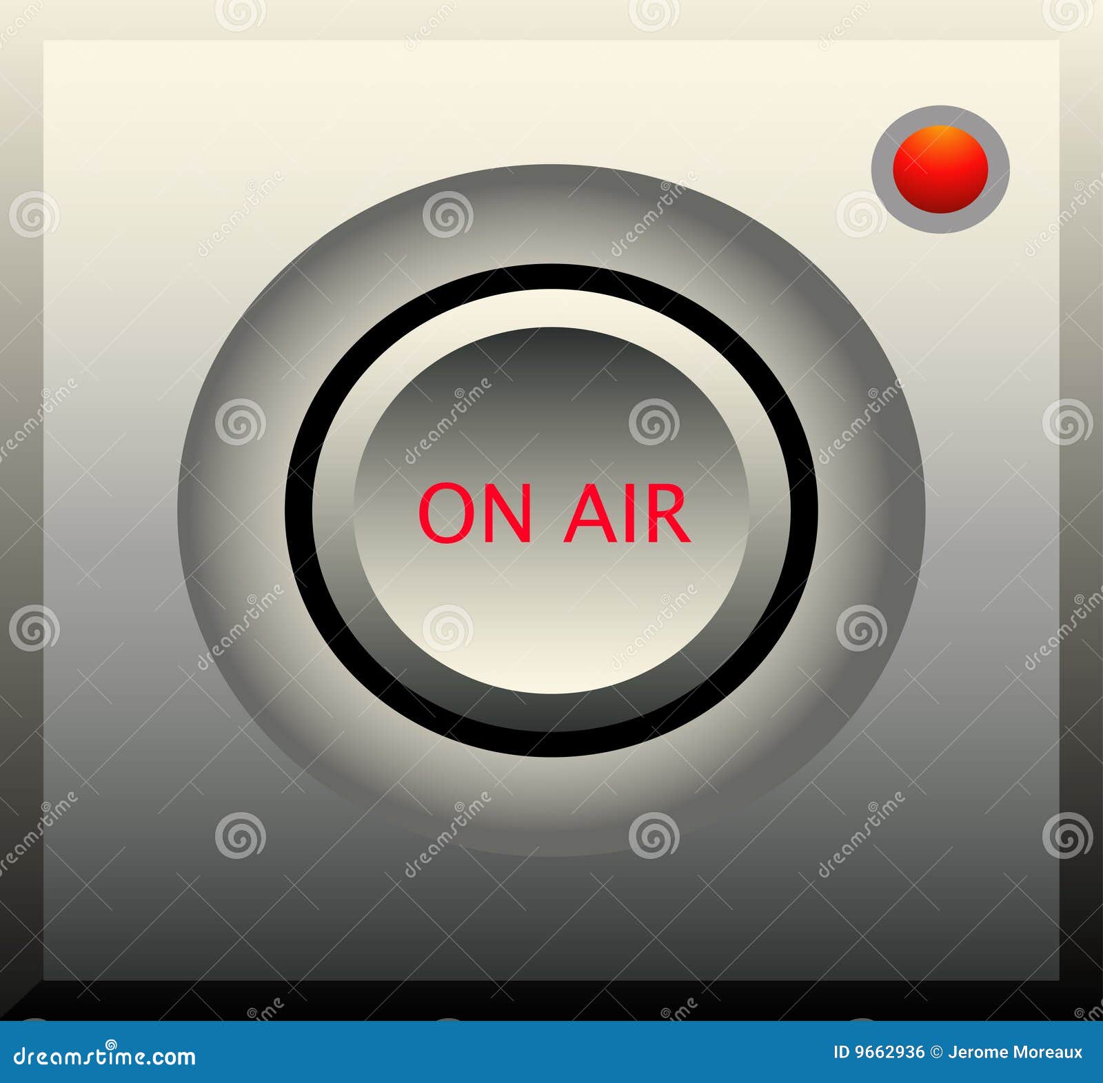 On air radio icon stock illustration. Illustration of interview - 9662936
