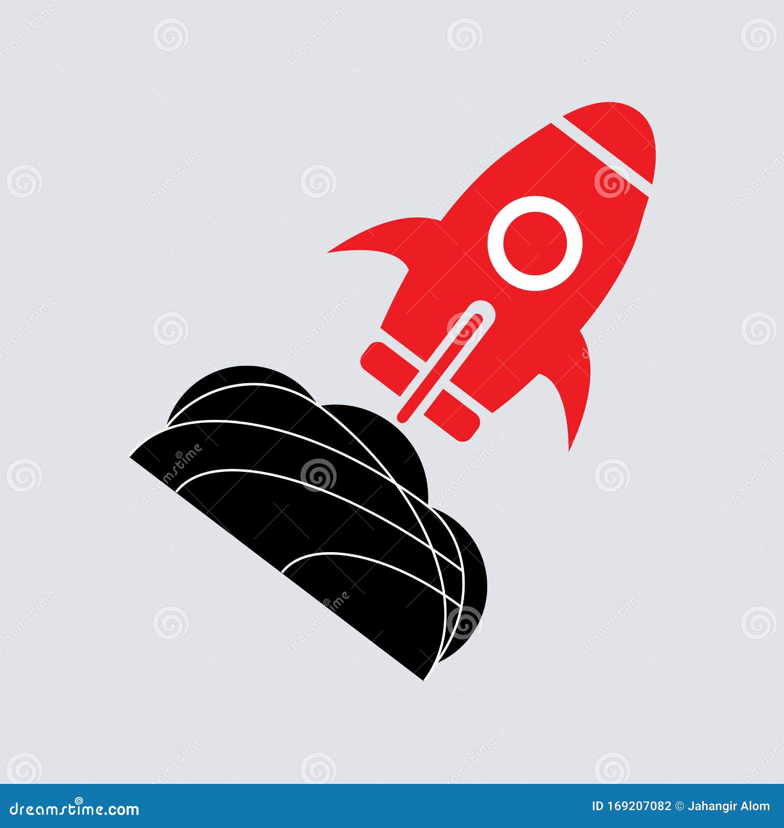 Air Rocket Logo Icon Template Stock Vector - Illustration of ...