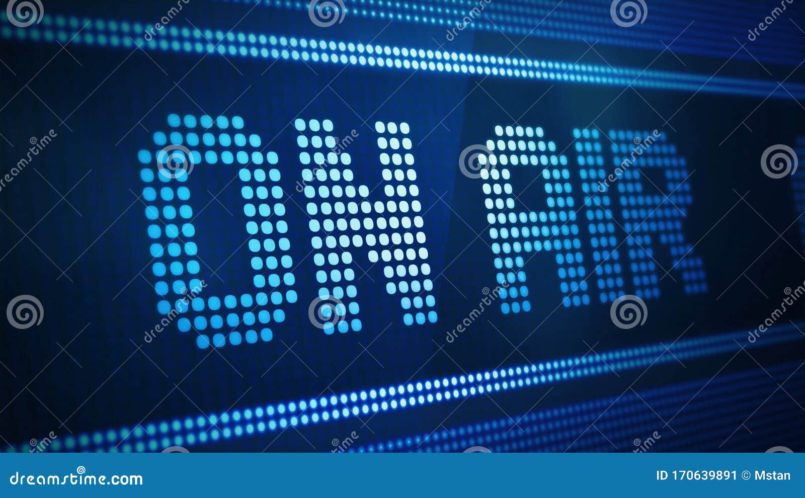 On Air Screen Concept Illustration Stock Illustration - Illustration of ...