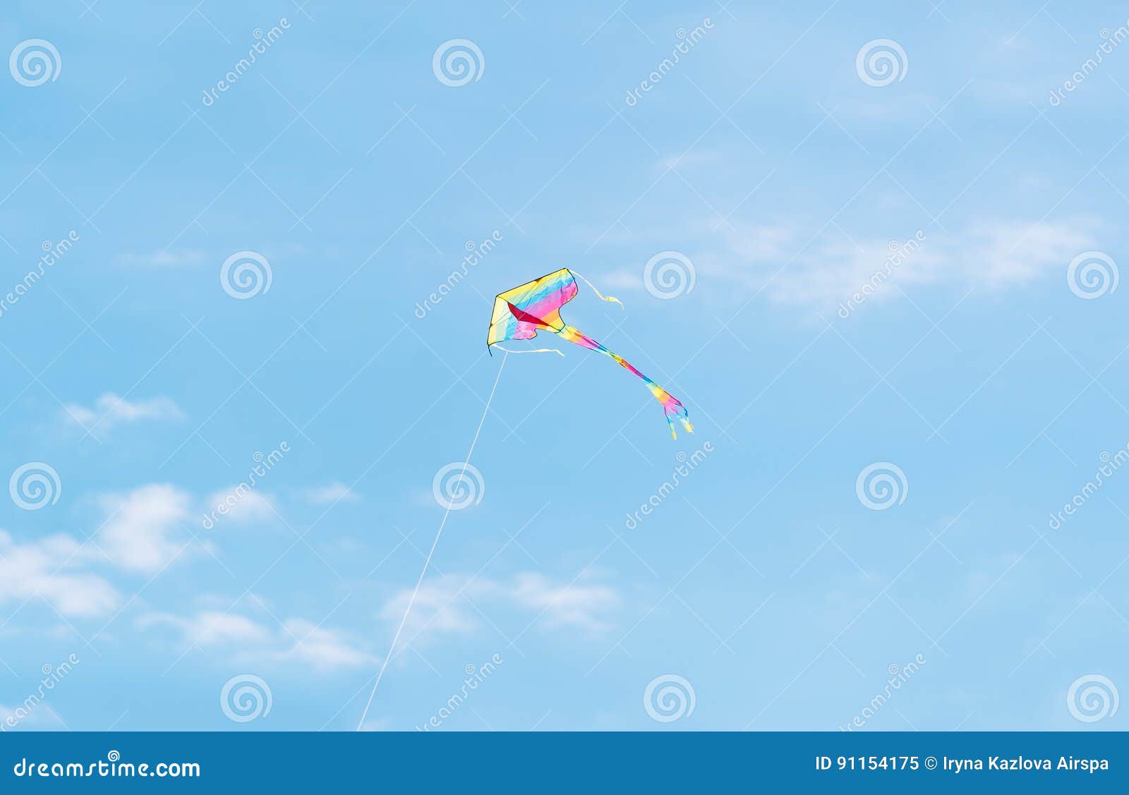 Air Serpent in Blue Sky Background Stock Image - Image of high, snake ...