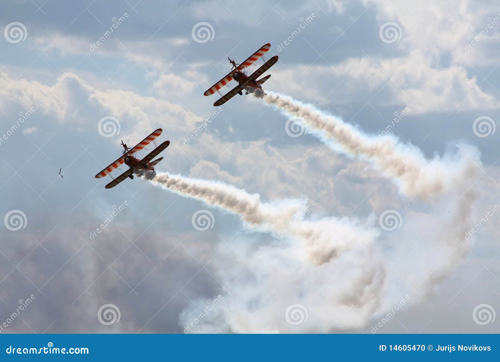 Air show with smoke. editorial image. Image of flight - 14605470
