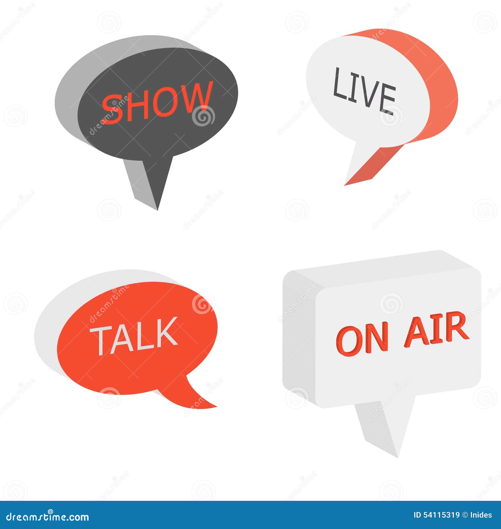 On Air Sign, Talk Show Symbol Stock Vector - Illustration of icon, sign ...