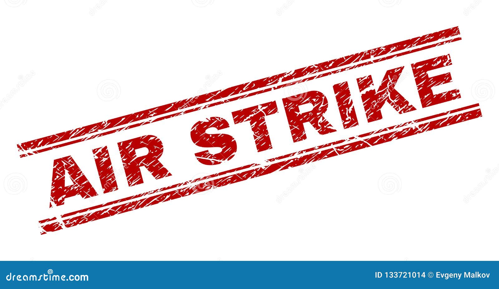 Grunge Textured AIR STRIKE Stamp Seal Stock Vector - Illustration of ...