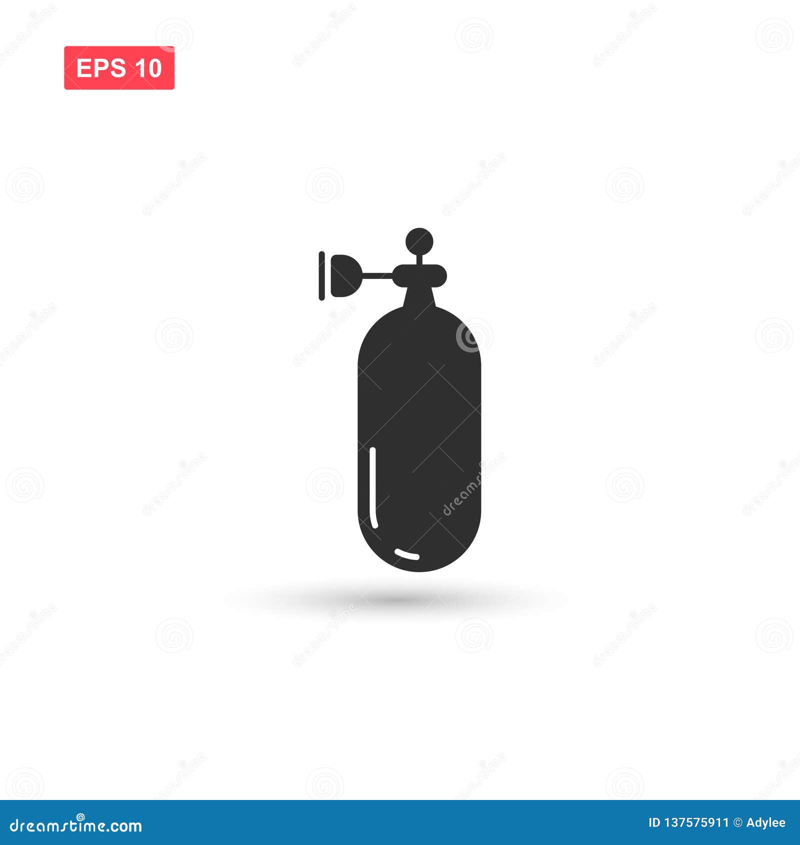 Air Tank Icon Vector Design Isolated 7 Stock Vector - Illustration of ...