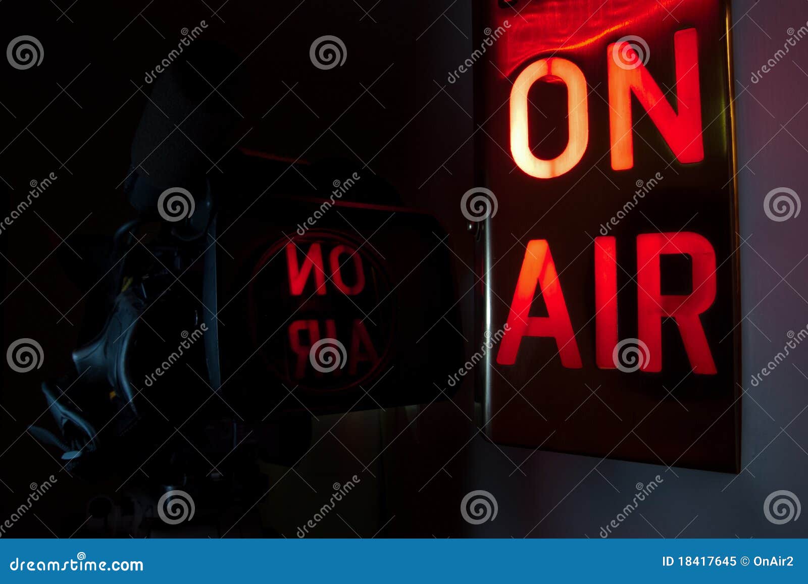 On Air Television Camera stock image. Image of equipment - 18417645