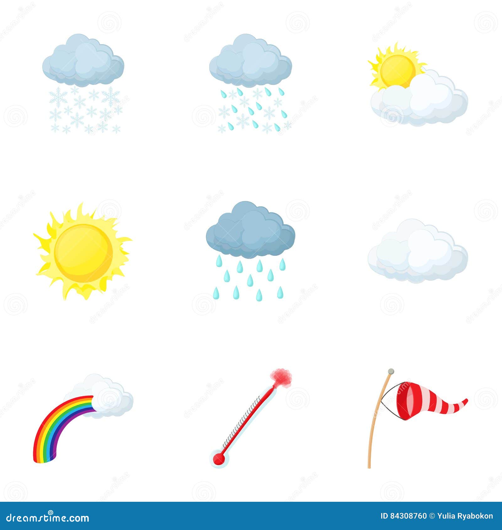 Temperature Icons. Thermometer Symbols. Temperature Scale. Thermometer ...