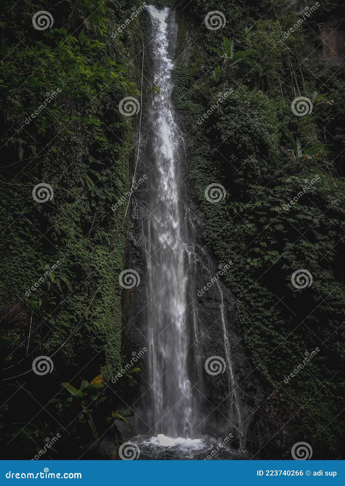 Air Terjun View Beautiful Outdoor Stock Photo - Image of terjun, view ...