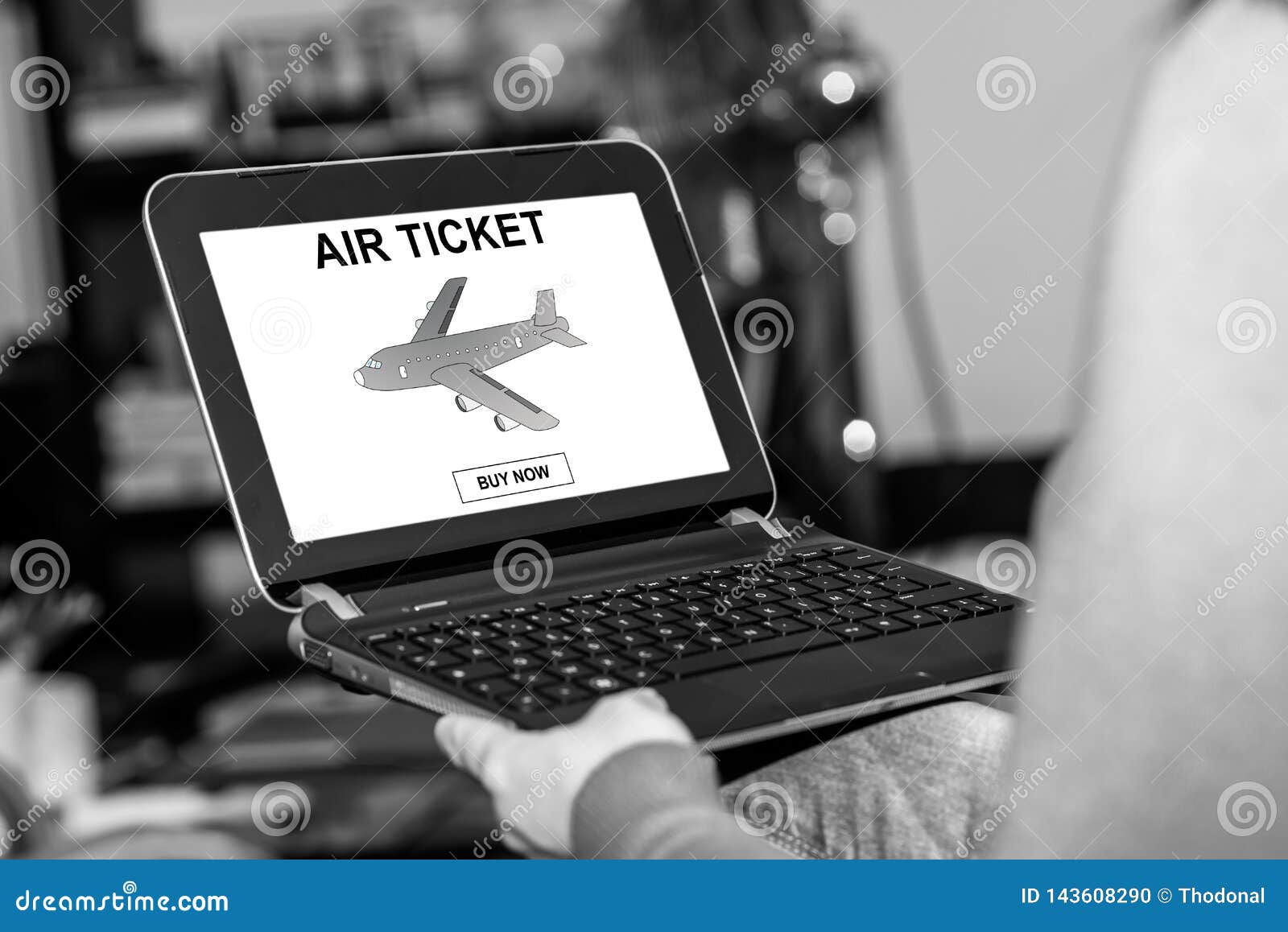 Air Ticket Booking Concept on a Tablet Stock Photo - Image of concept ...