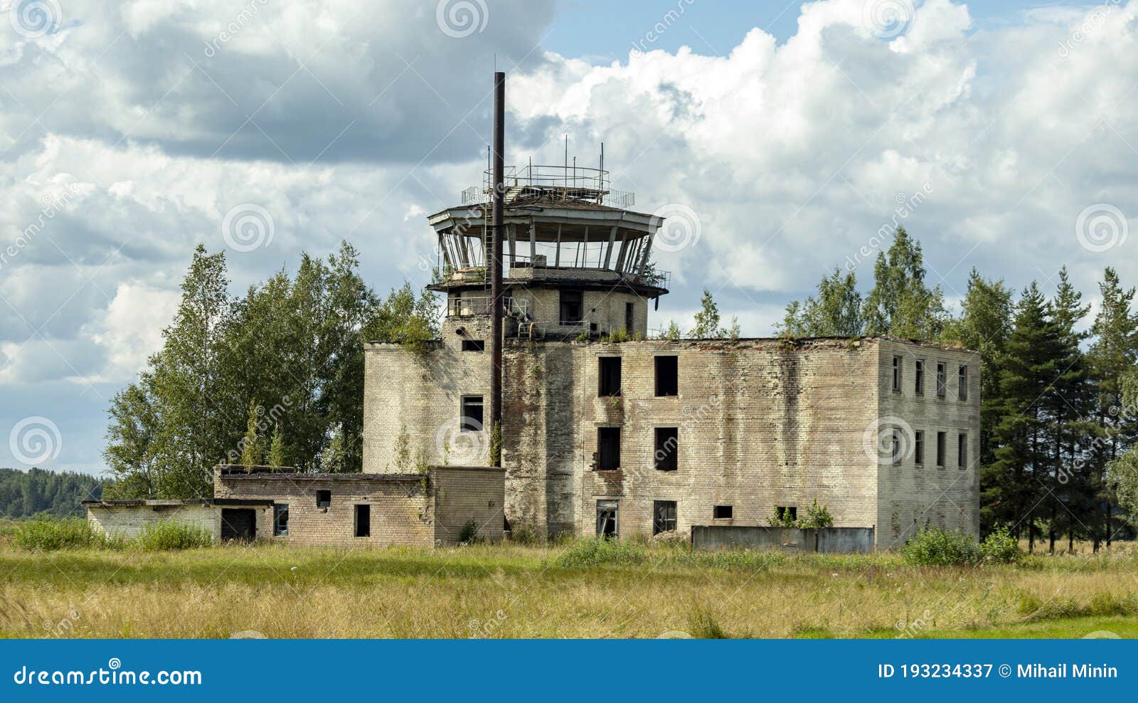 The Building of the Air Traffic Control Stock Image - Image of history ...