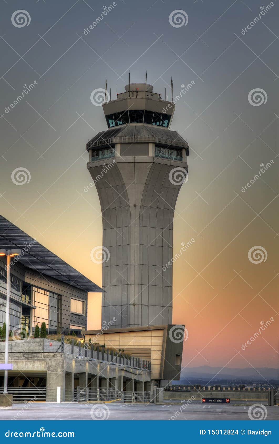 Air Traffic Control Tower Drawing