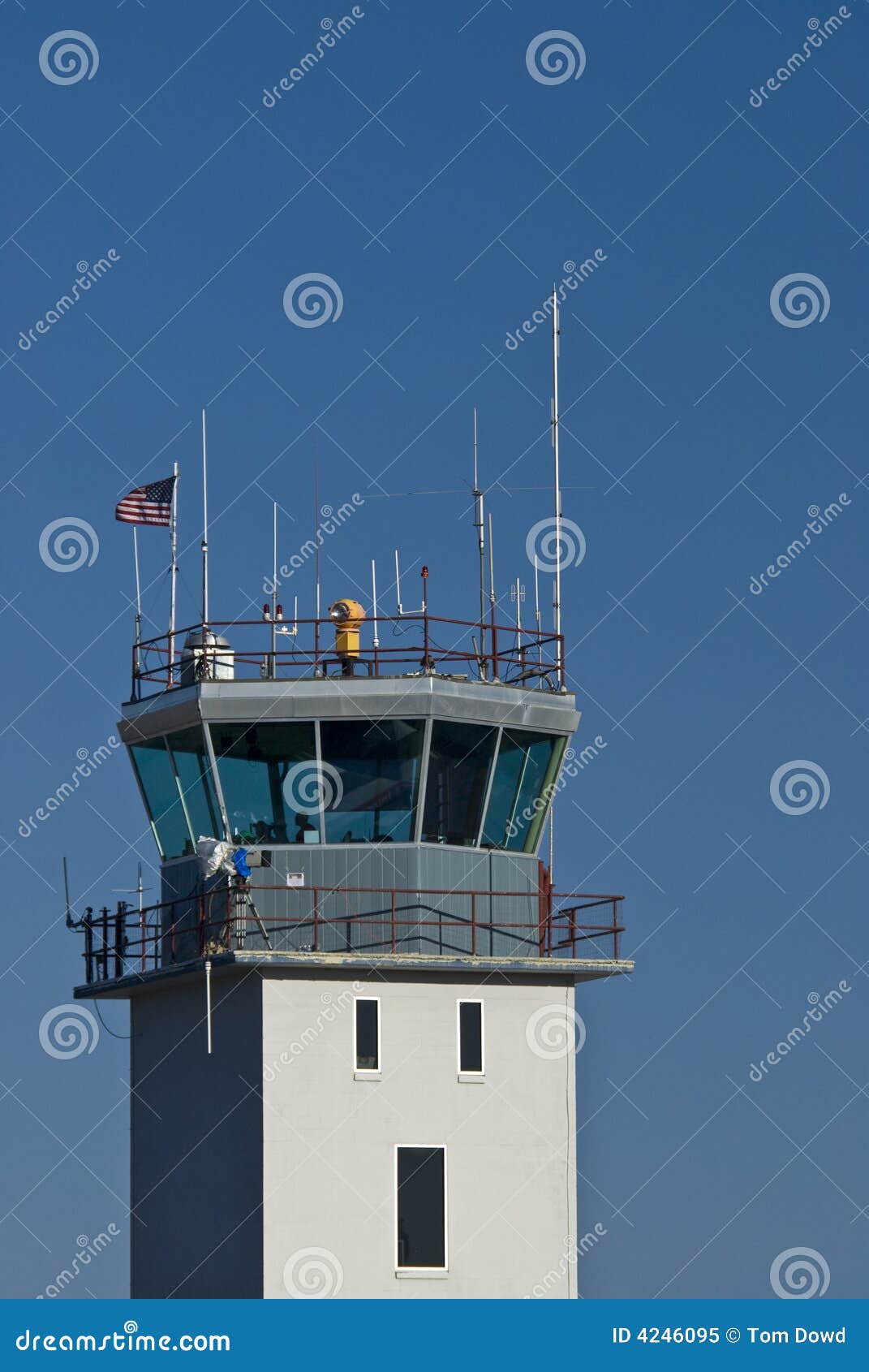 Air traffic control tower stock image. Image of structure - 4246095