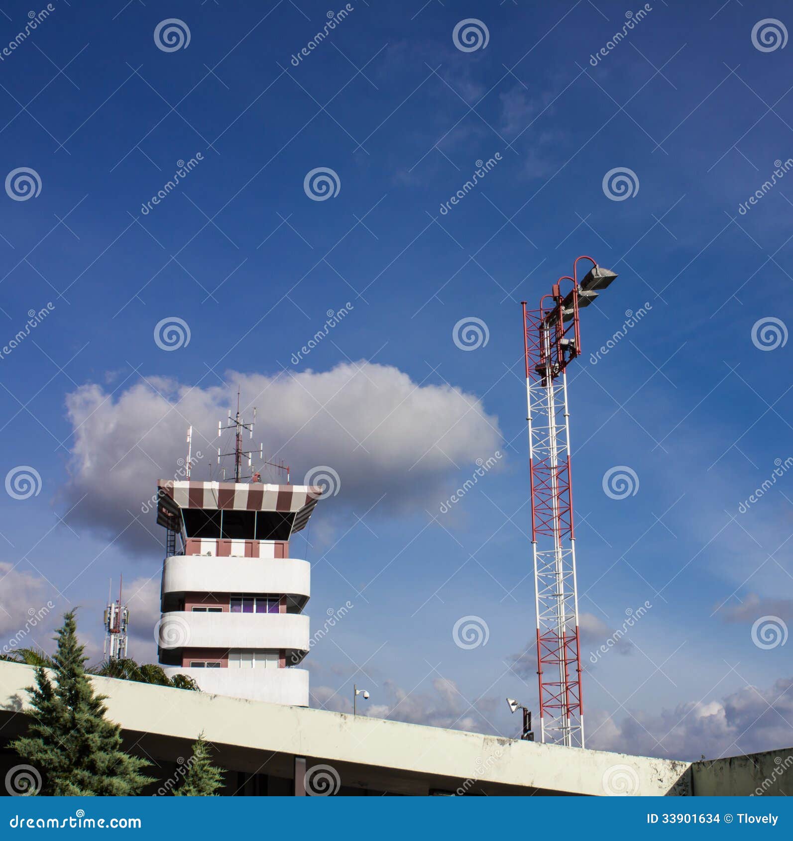 Air Traffic Control Tower stock photo. Image of tower - 33901634