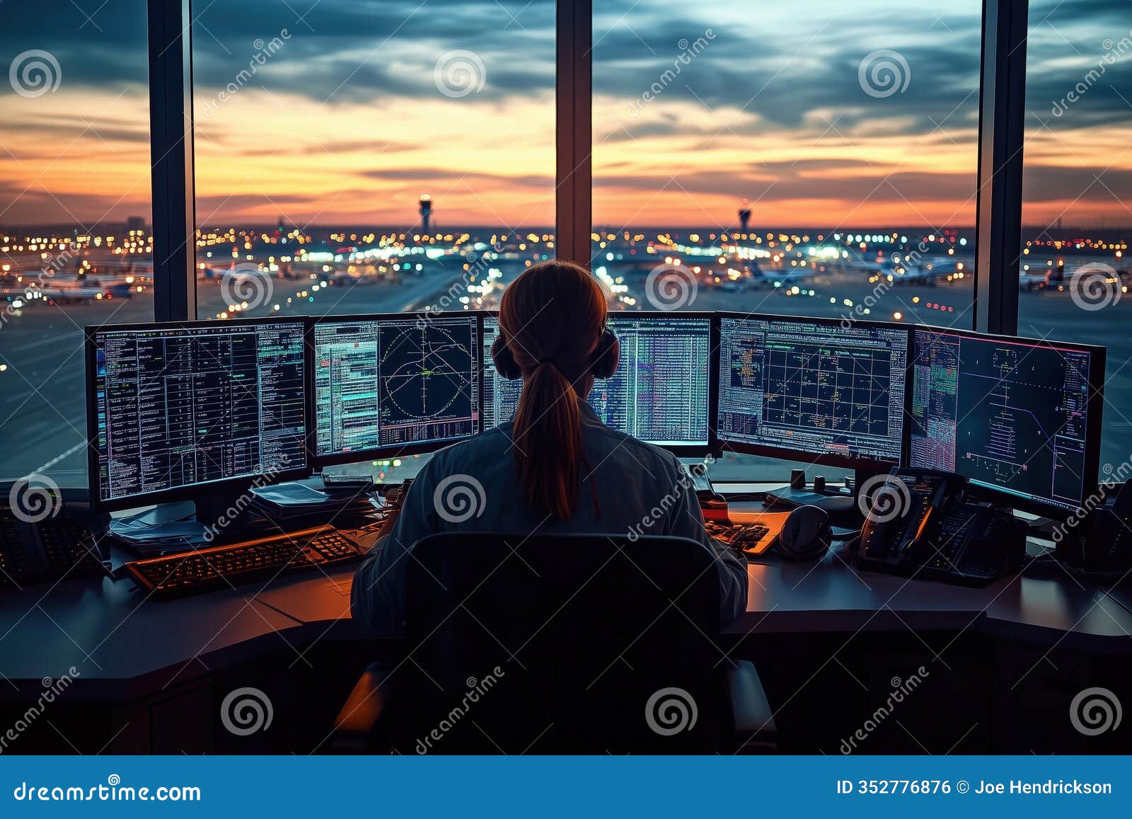 Air Traffic Controller Using Multi-Screen System For Flight Monitoring ...