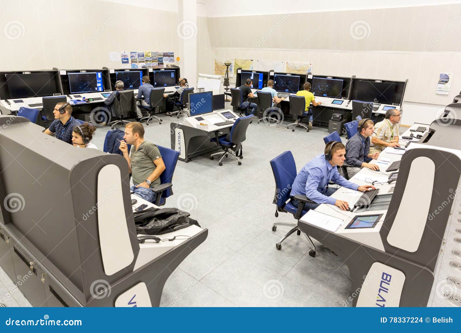 Air Traffic Services Authority Control Center Editorial Stock Image ...