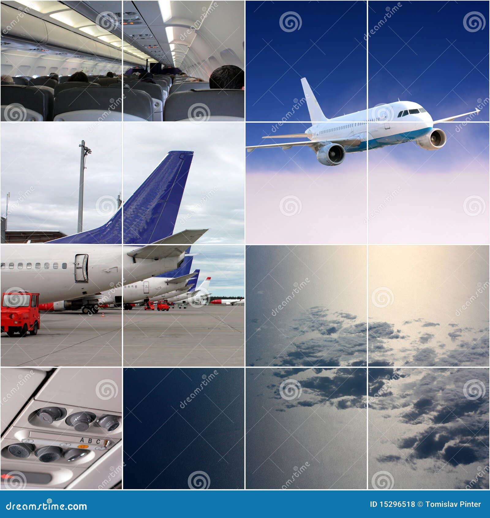 Air transport collage stock photo. Image of airplane - 15296518