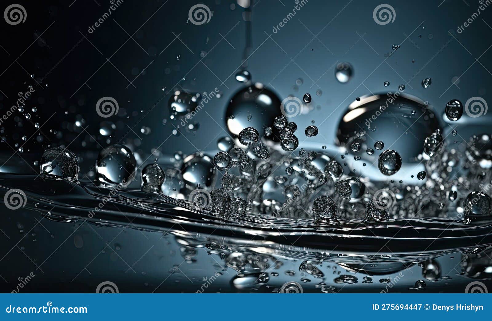 When Air is Trapped in Water, it Forms Bubbles that Rise To Surface ...