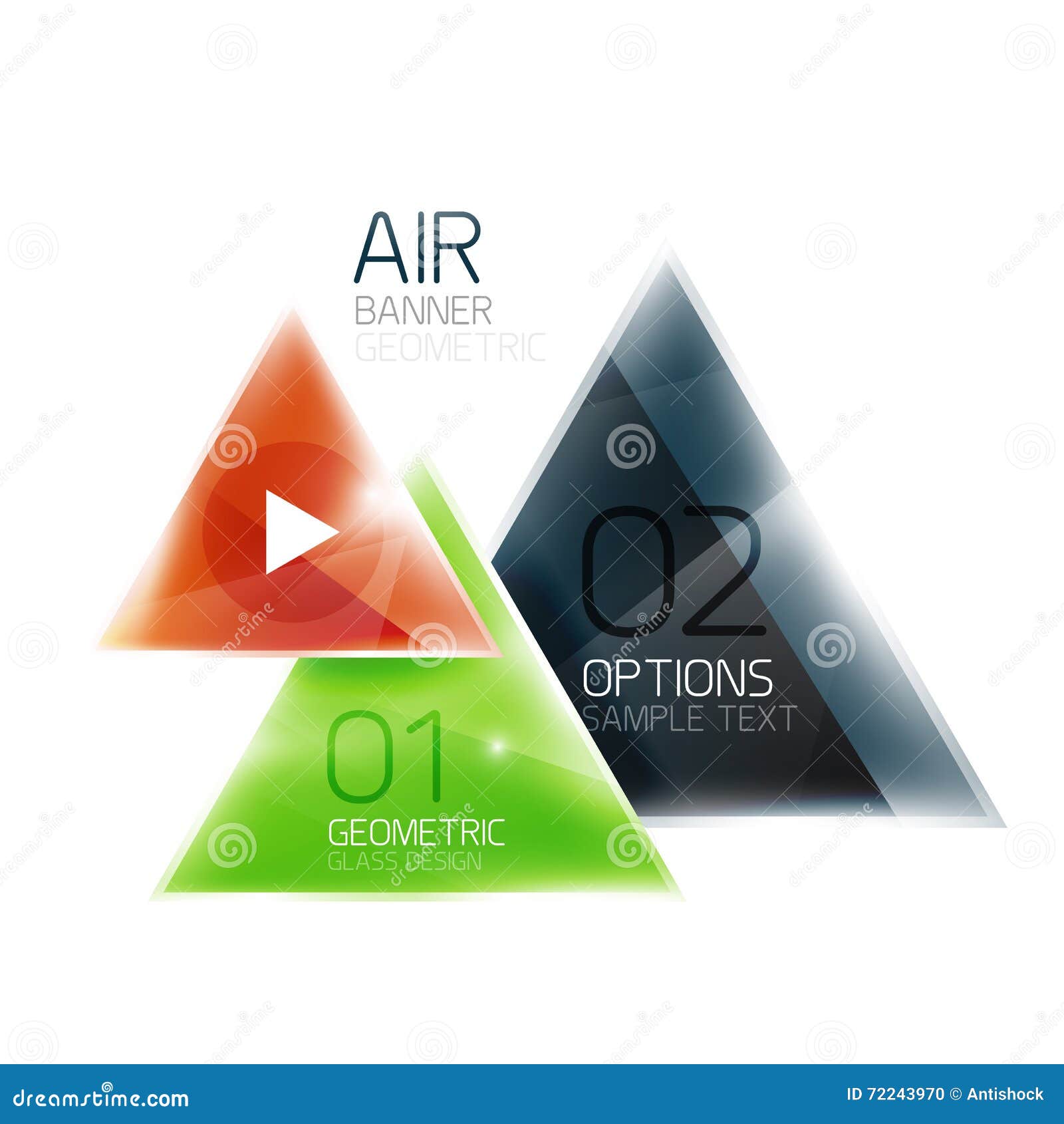 Air Triangle Abstract Background Stock Illustration - Illustration of ...