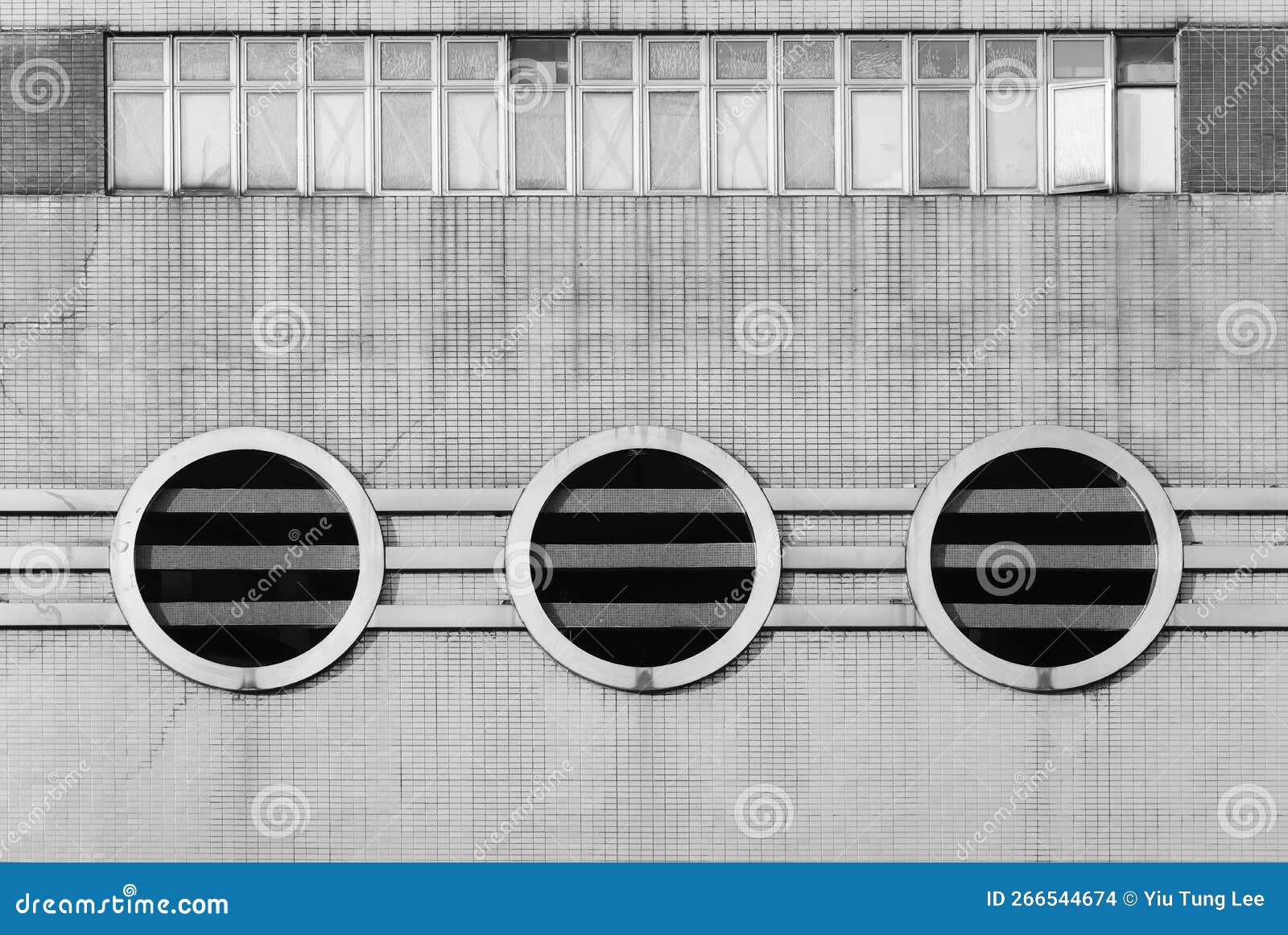 Air Vent and Window on Exterior of Factory Stock Photo - Image of ...