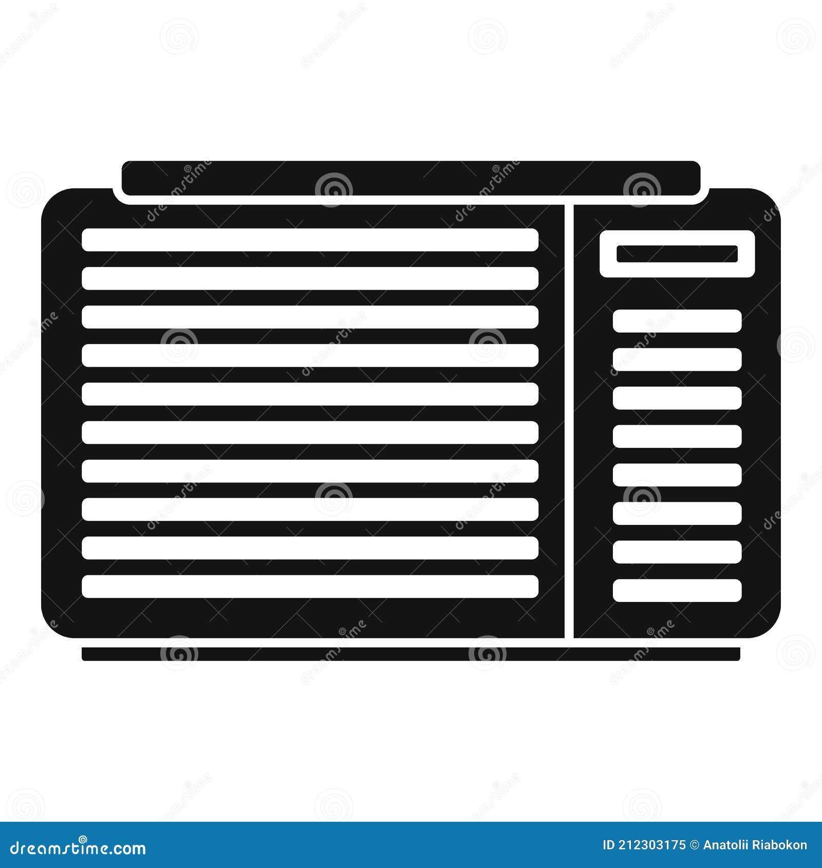 Air Ventilation Icon, Simple Style Stock Vector - Illustration of vent ...