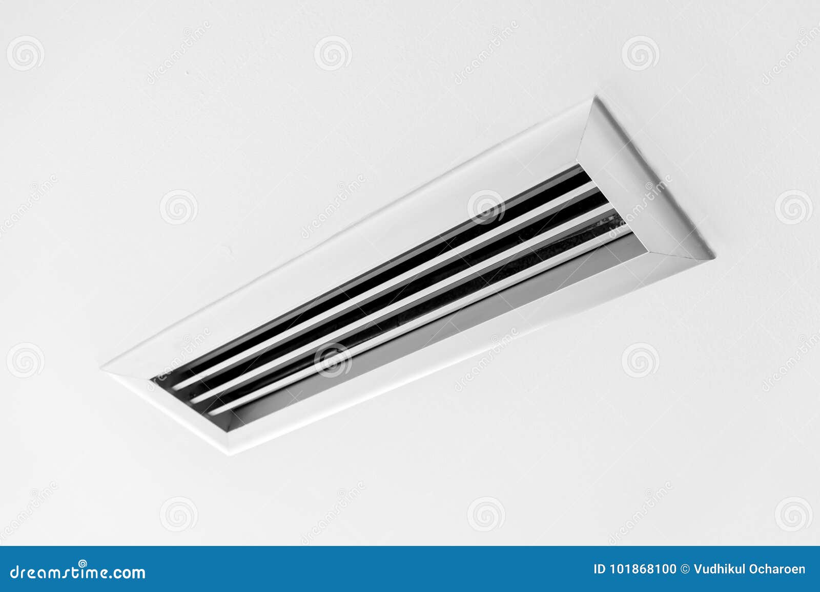 Air Ventilator ,metal Slat Frame on White Stock Photo - Image of ...