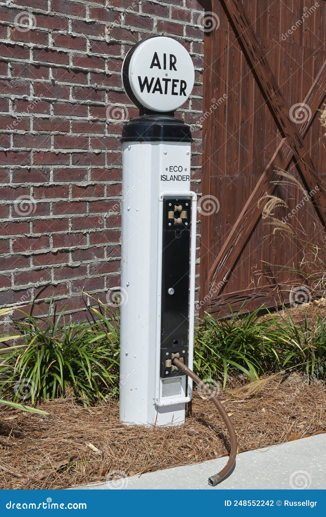 Air & water pump stock photo. Image of gasstation - 248552242