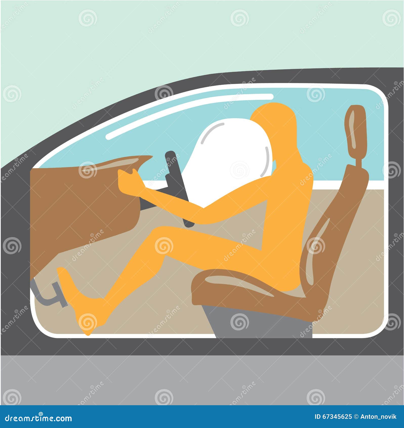 Airbag Stock Illustrations – 320 Airbag Stock Illustrations, Vectors ...