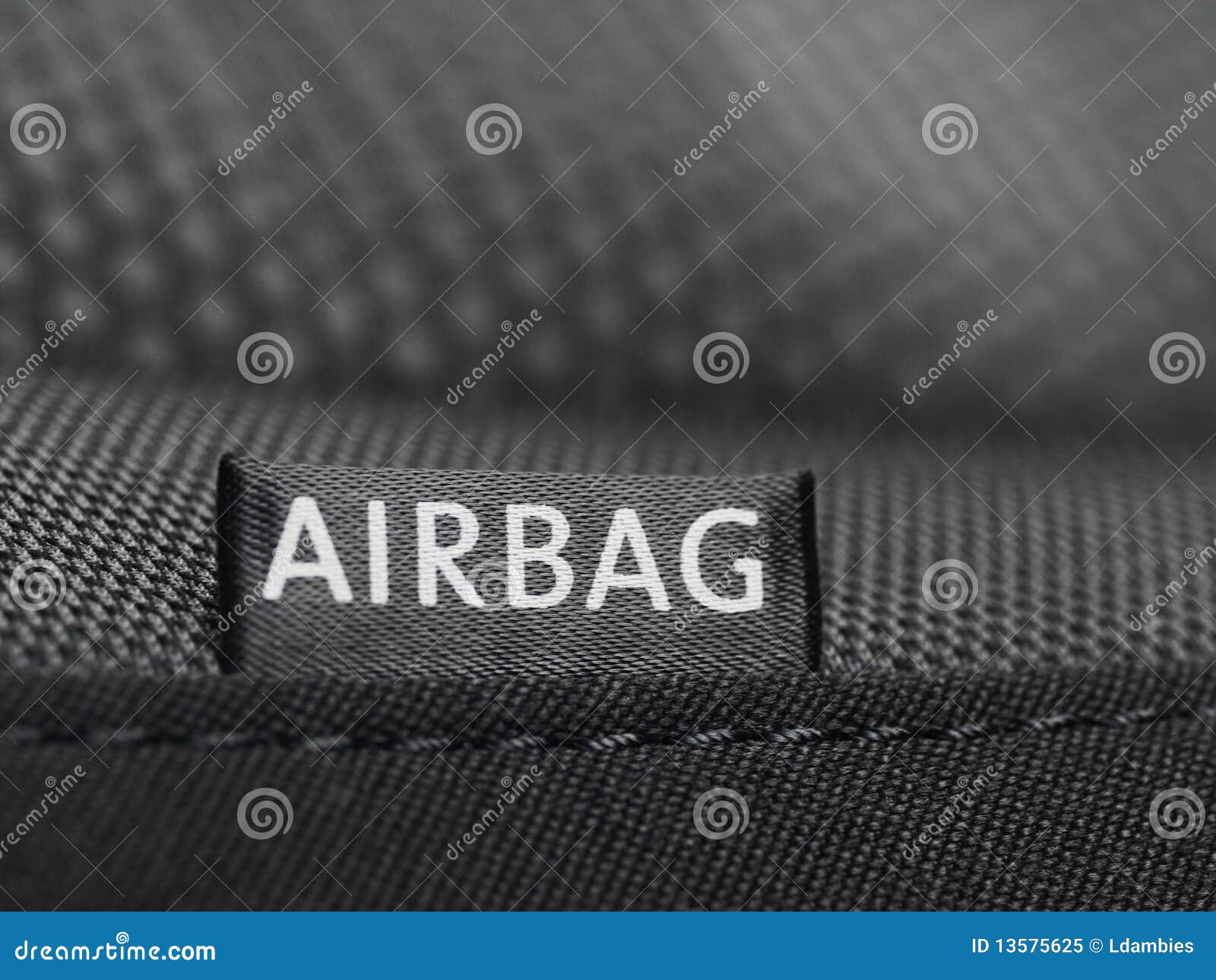 Airbag label stock image. Image of detail, macro, texture - 13575625