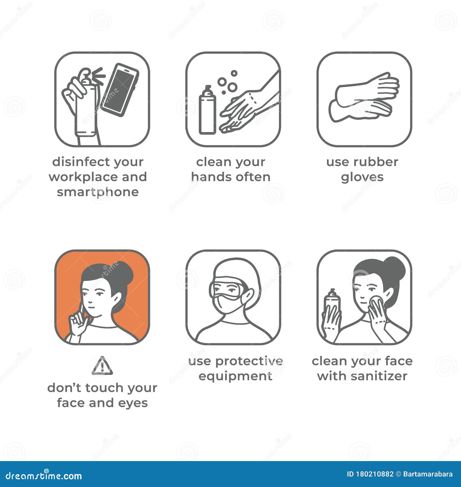 Airborne Infection Protection Badge Set Stock Vector - Illustration of ...