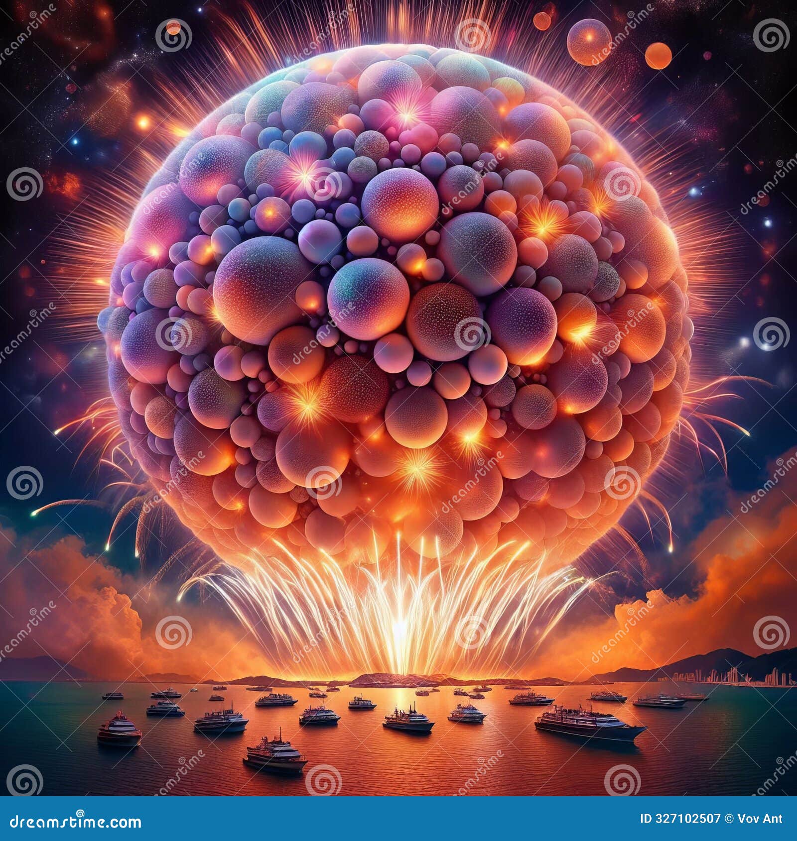 7 31. Airburst Shells_ Large, Spherical Fireworks that Stock ...