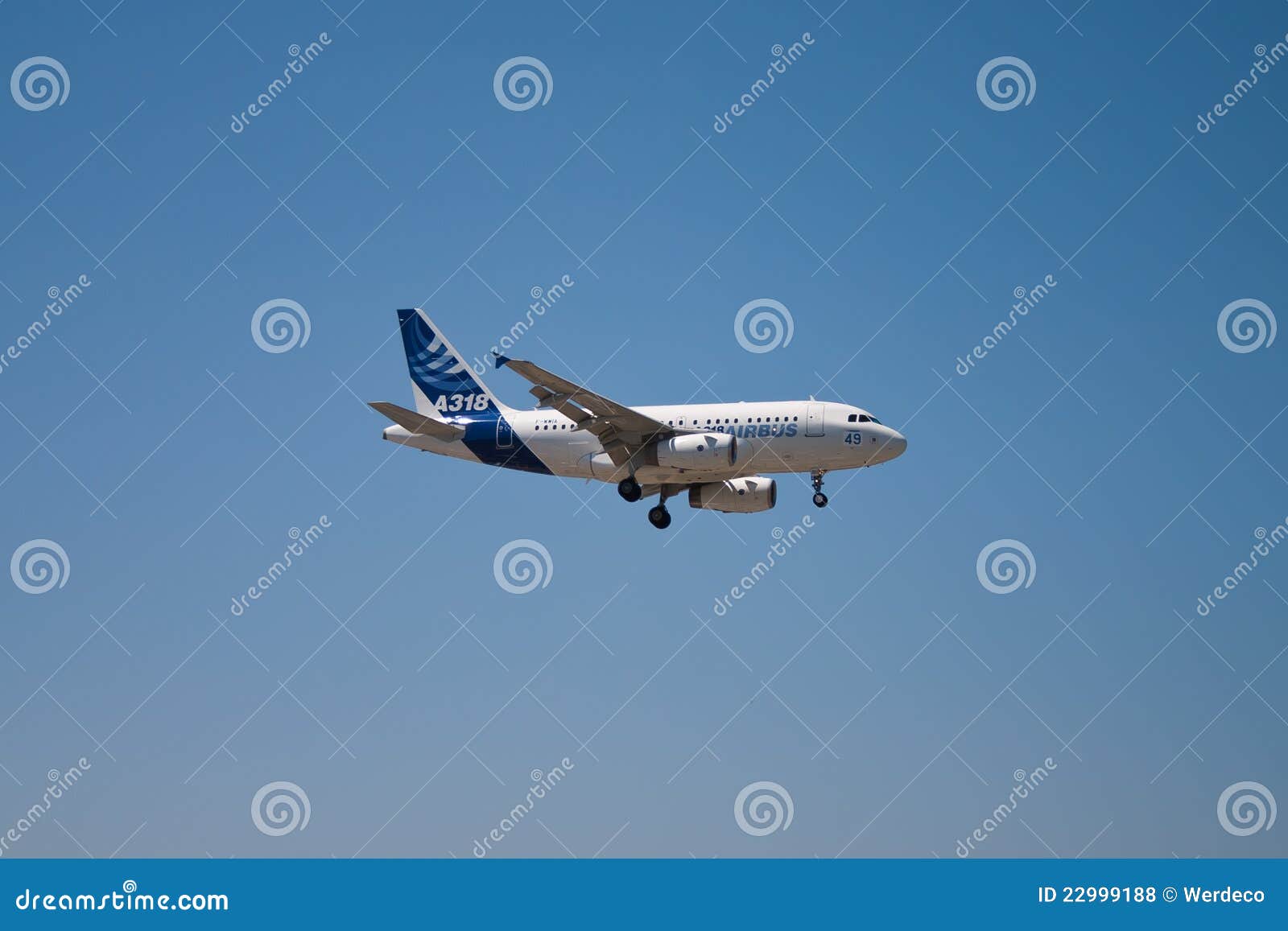 Airbus A318 flying side editorial stock photo. Image of flight - 22999188