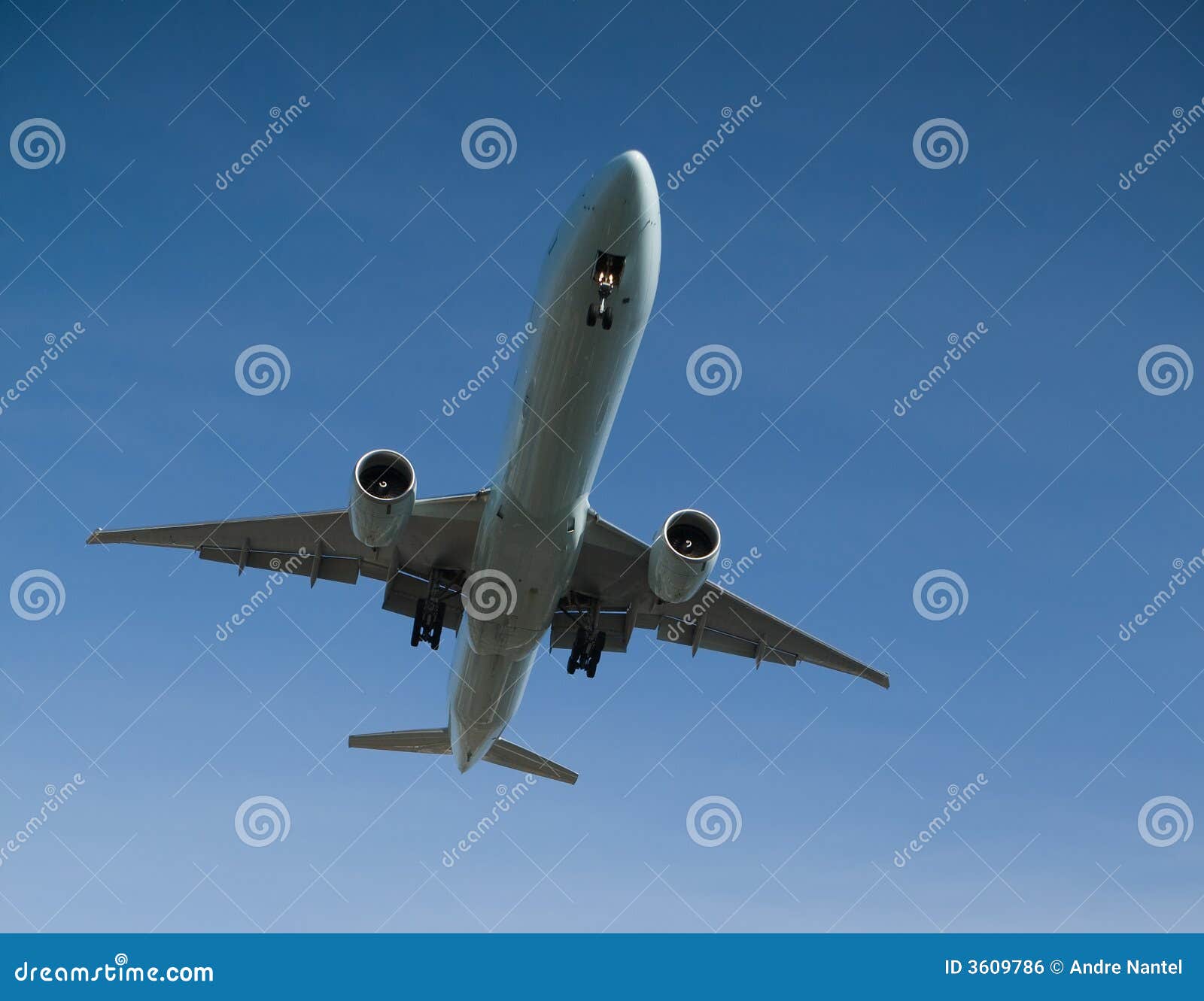 Airbus A330 Front View Royalty-Free Stock Photography | CartoonDealer ...
