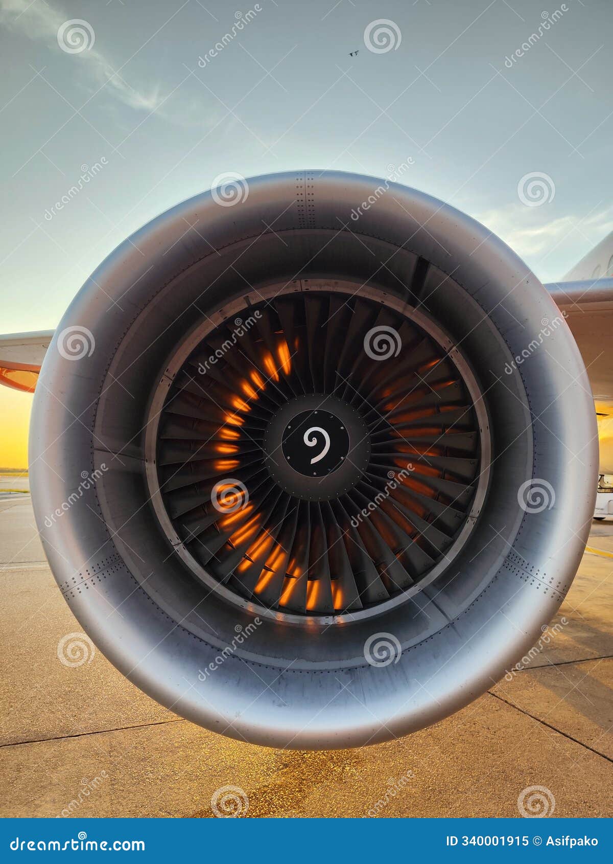 Airbus Jet engine stock image. Image of aviation, airplane - 340001915