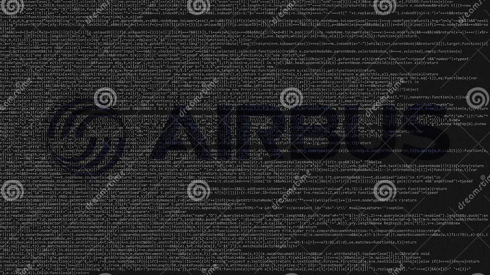 Airbus Logo Made of Source Code on Computer Screen. Editorial 3D Rendering Editorial Stock Photo ...