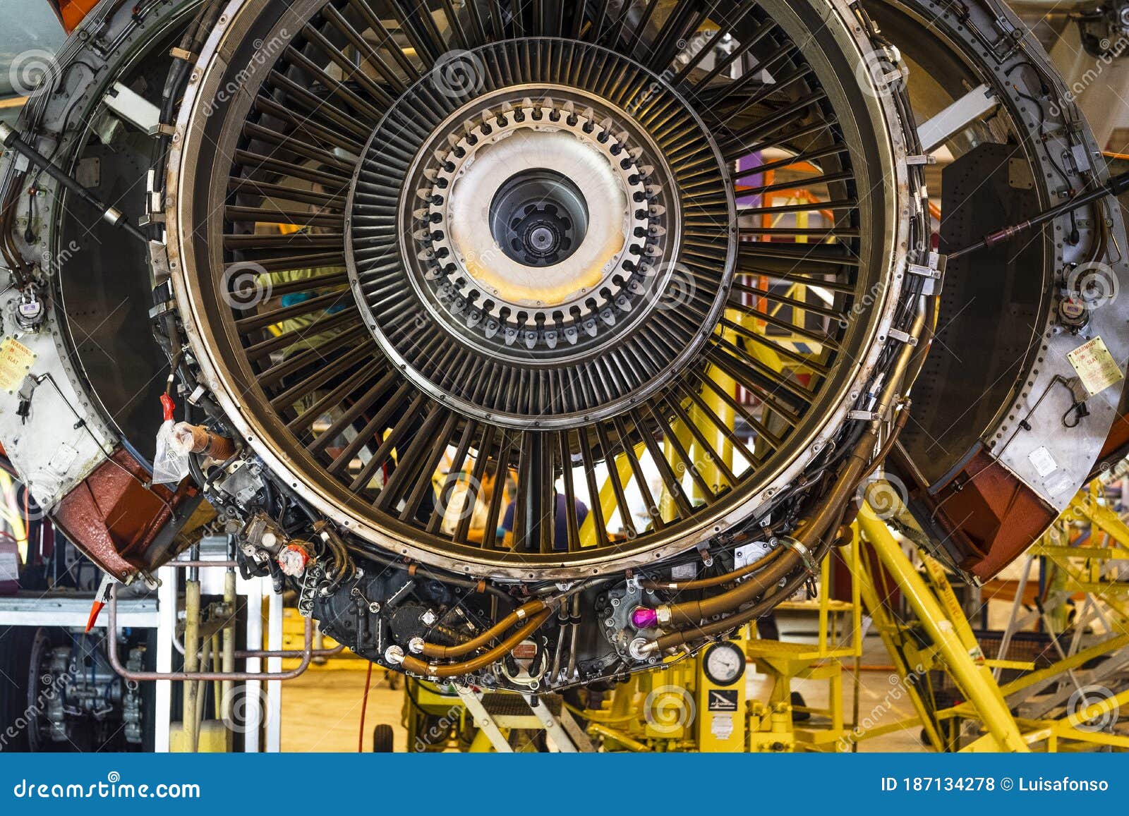 Airbus plane engine. stock photo. Image of aerospace - 187134278
