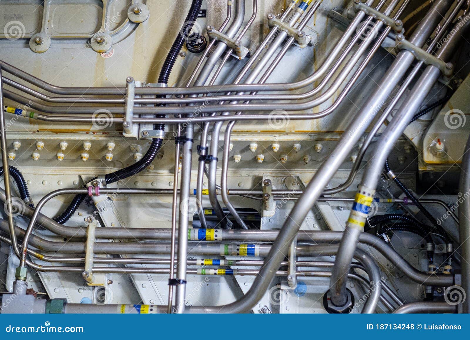 Airbus plane tubes stock photo. Image of airplane, engineering - 187134248