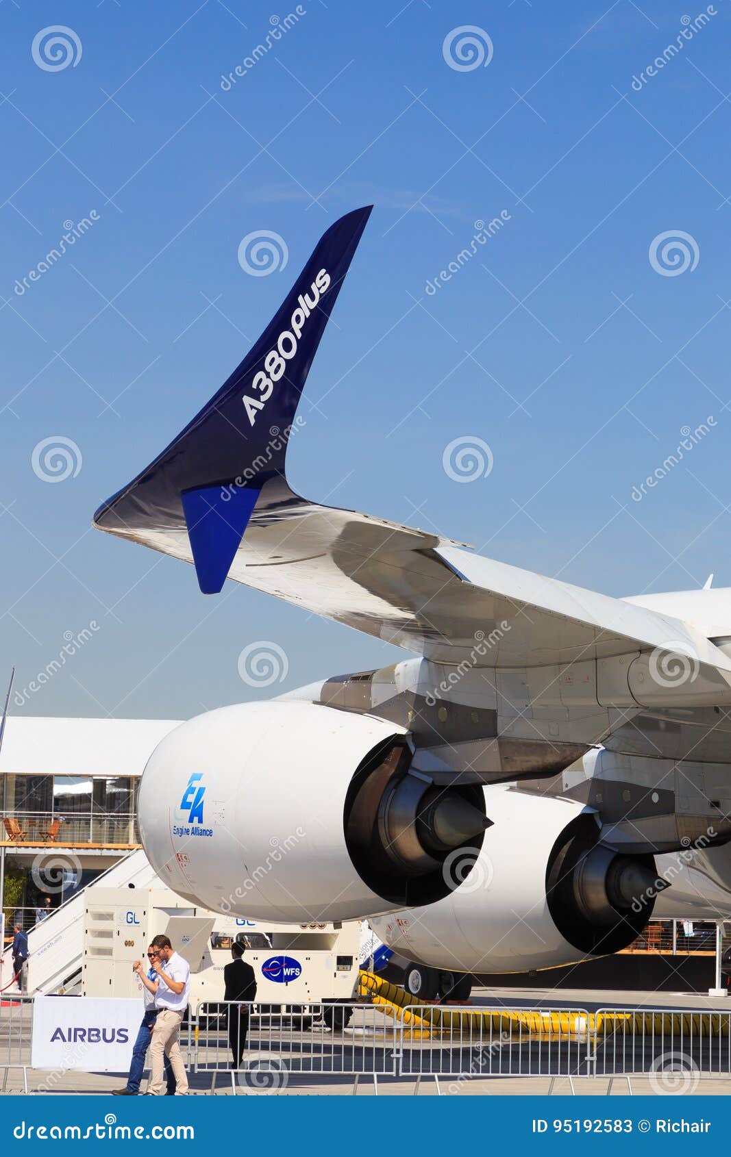 Airbus A380 Plus editorial stock photo. Image of manufacturer - 95192583