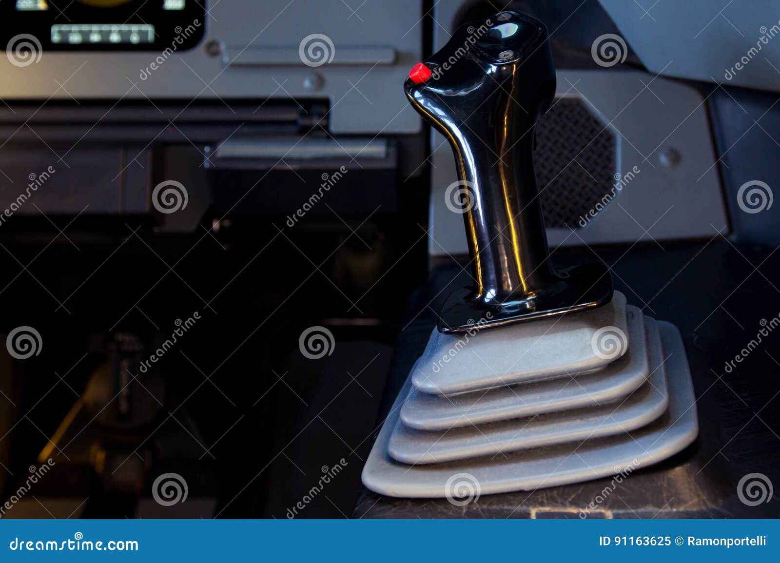 Airbus A320 Right Hand Sidestick Stock Image - Image of aviator ...