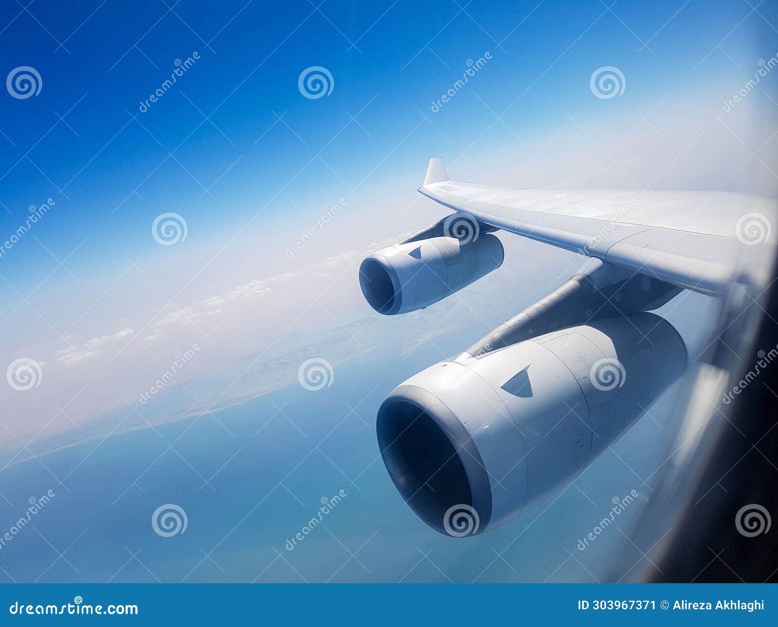 Airbus A340 300 Series in Flight Stock Image - Image of flight ...