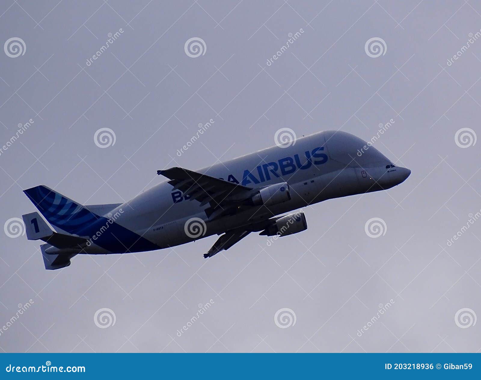 Airbus A300-600ST cargo editorial photo. Image of aviation - 203218936