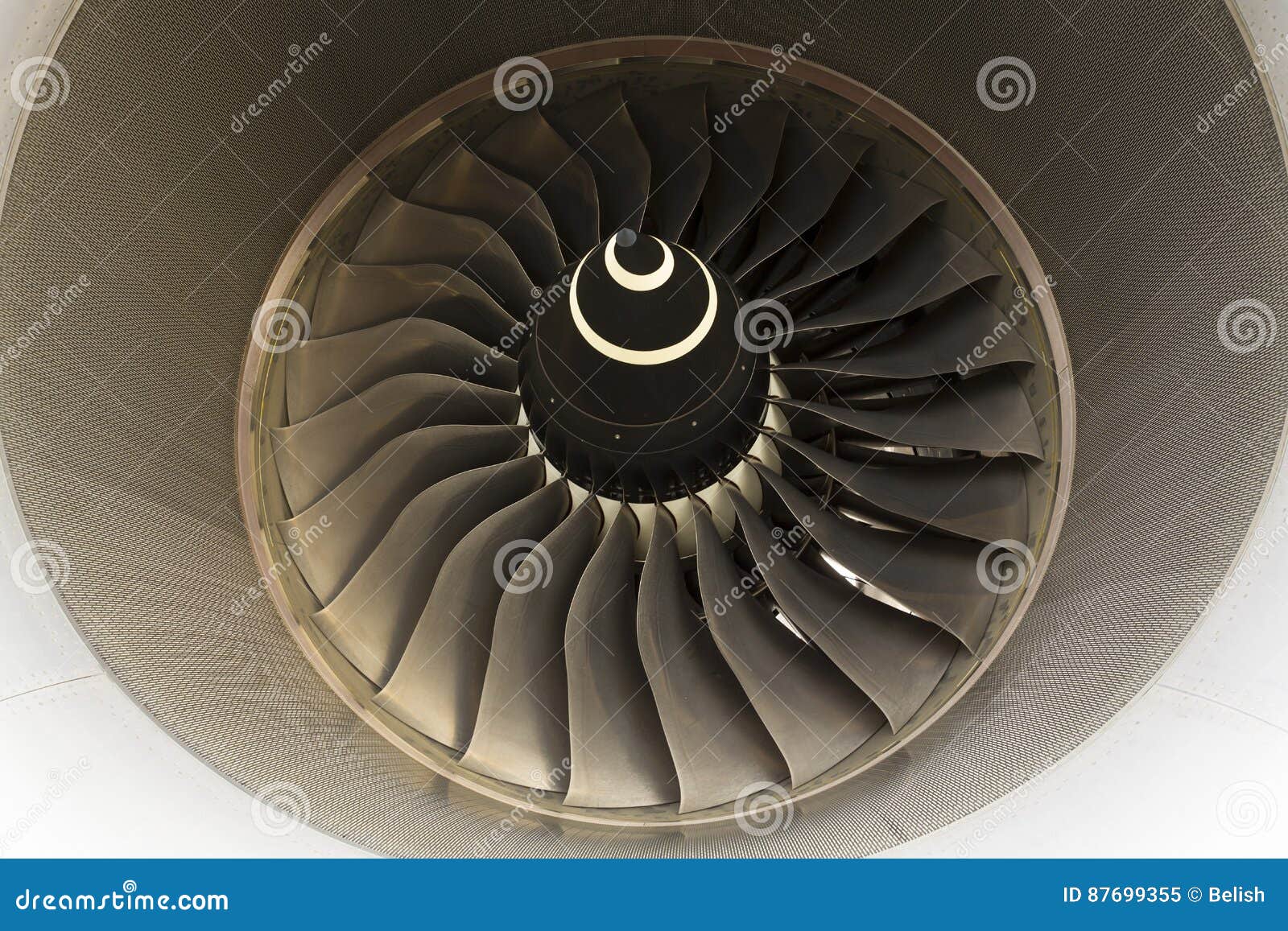 Airbus A380 Turbine Jet Engine Stock Image - Image of a380, machine ...