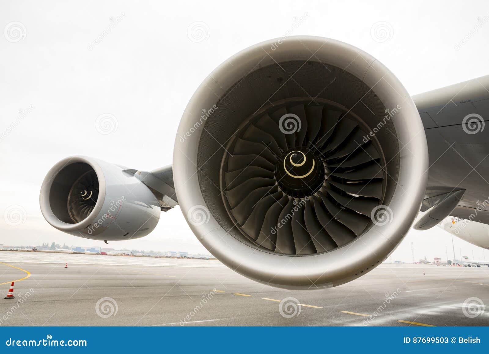 Airbus A380 Turbines Jet Engines Stock Image - Image of company, limit ...