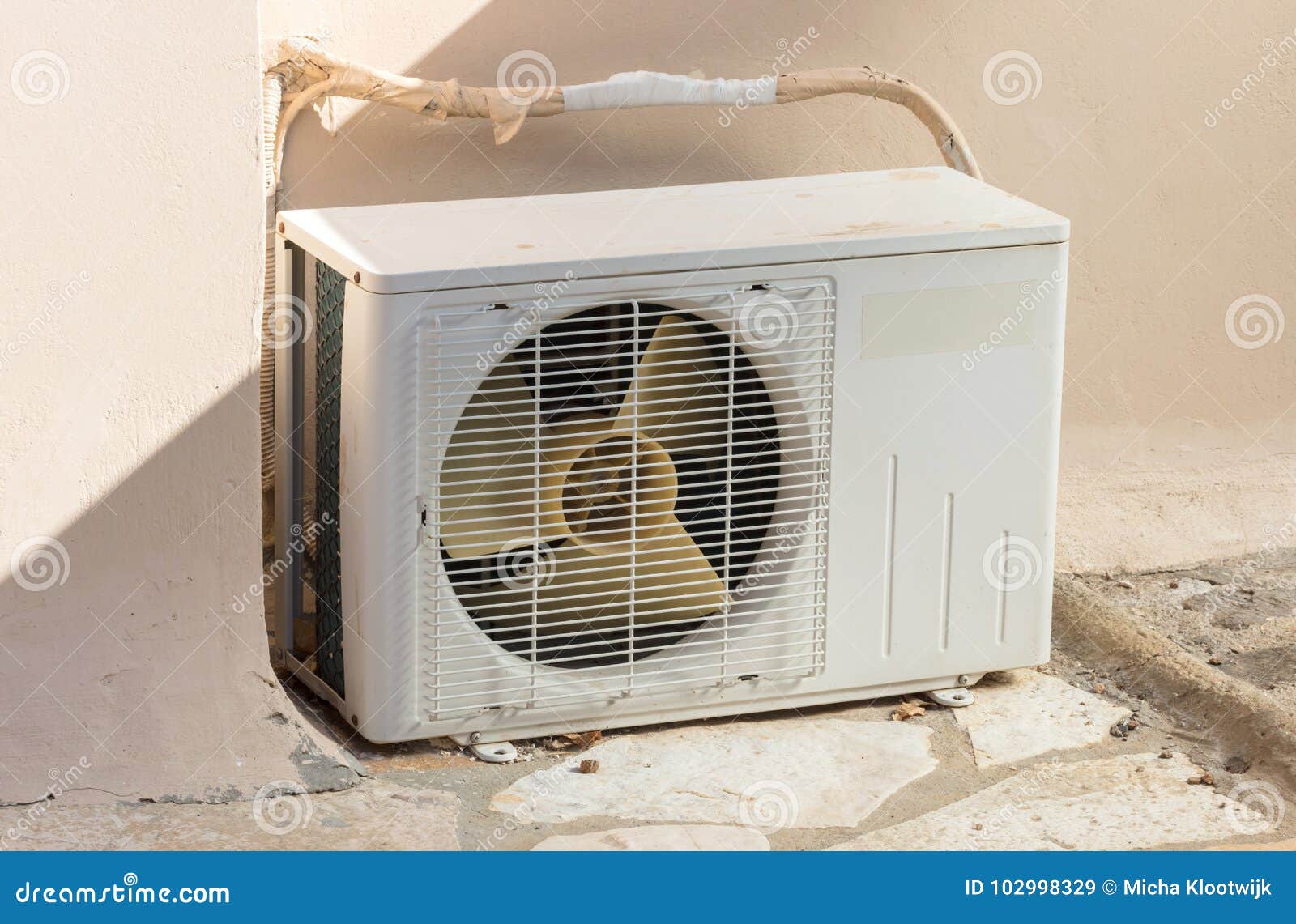 Airco system in Greece stock image. Image of airco, home - 102998329
