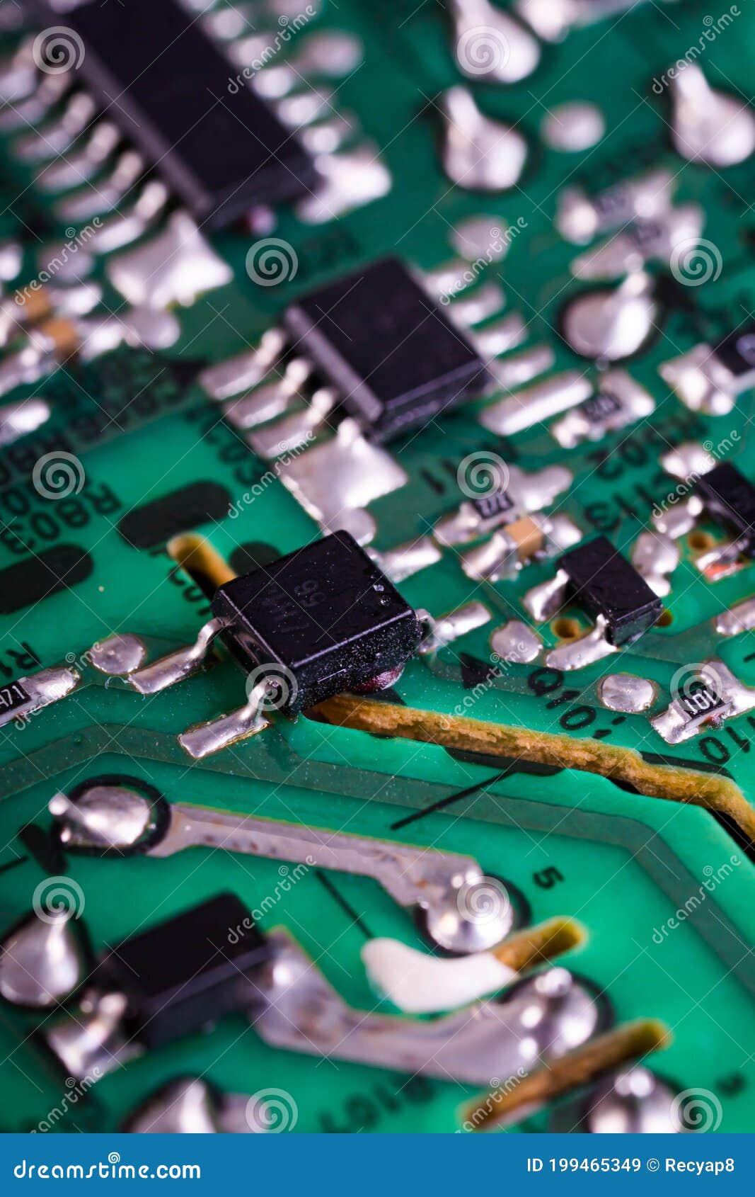 Aircon split type chip set stock image. Image of macro - 199465349