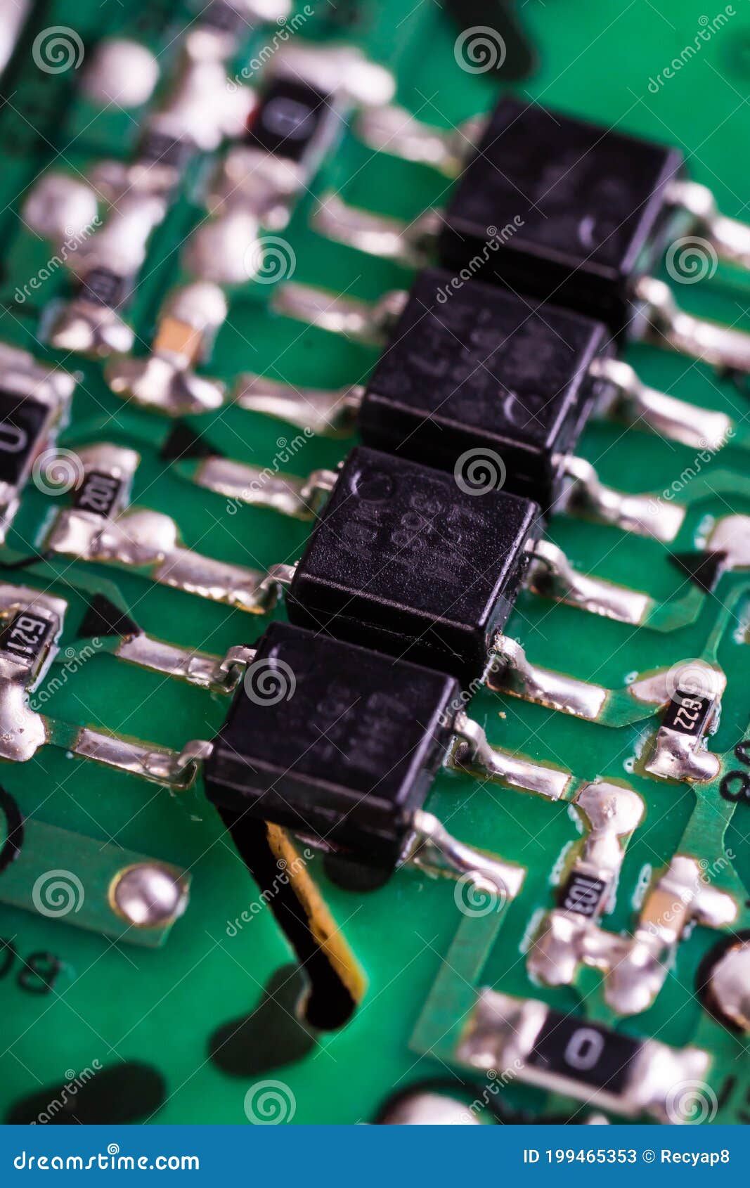Aircon split type chip set stock image. Image of element - 199465353