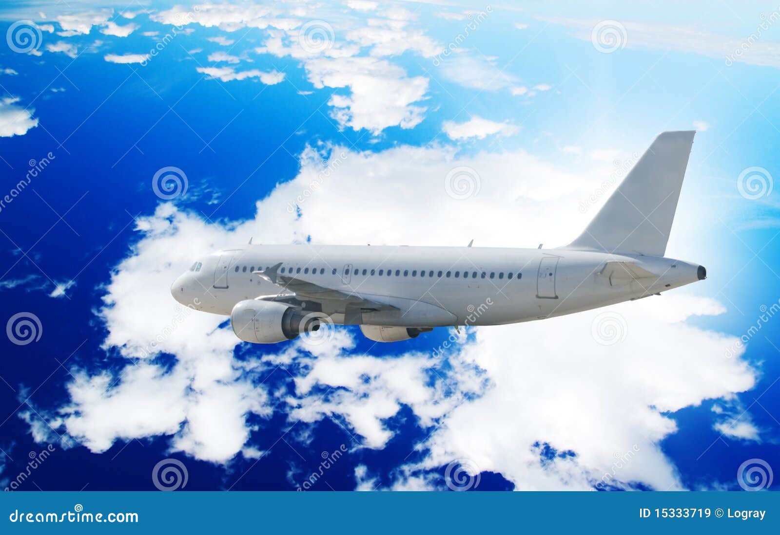 Aircraft stock image. Image of plane, boeing, sunlight - 15333719