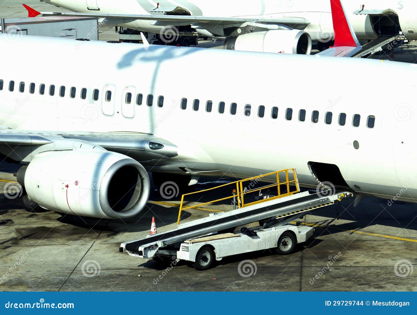 Aircraft stock photo. Image of cargo, loading, glass - 29729744