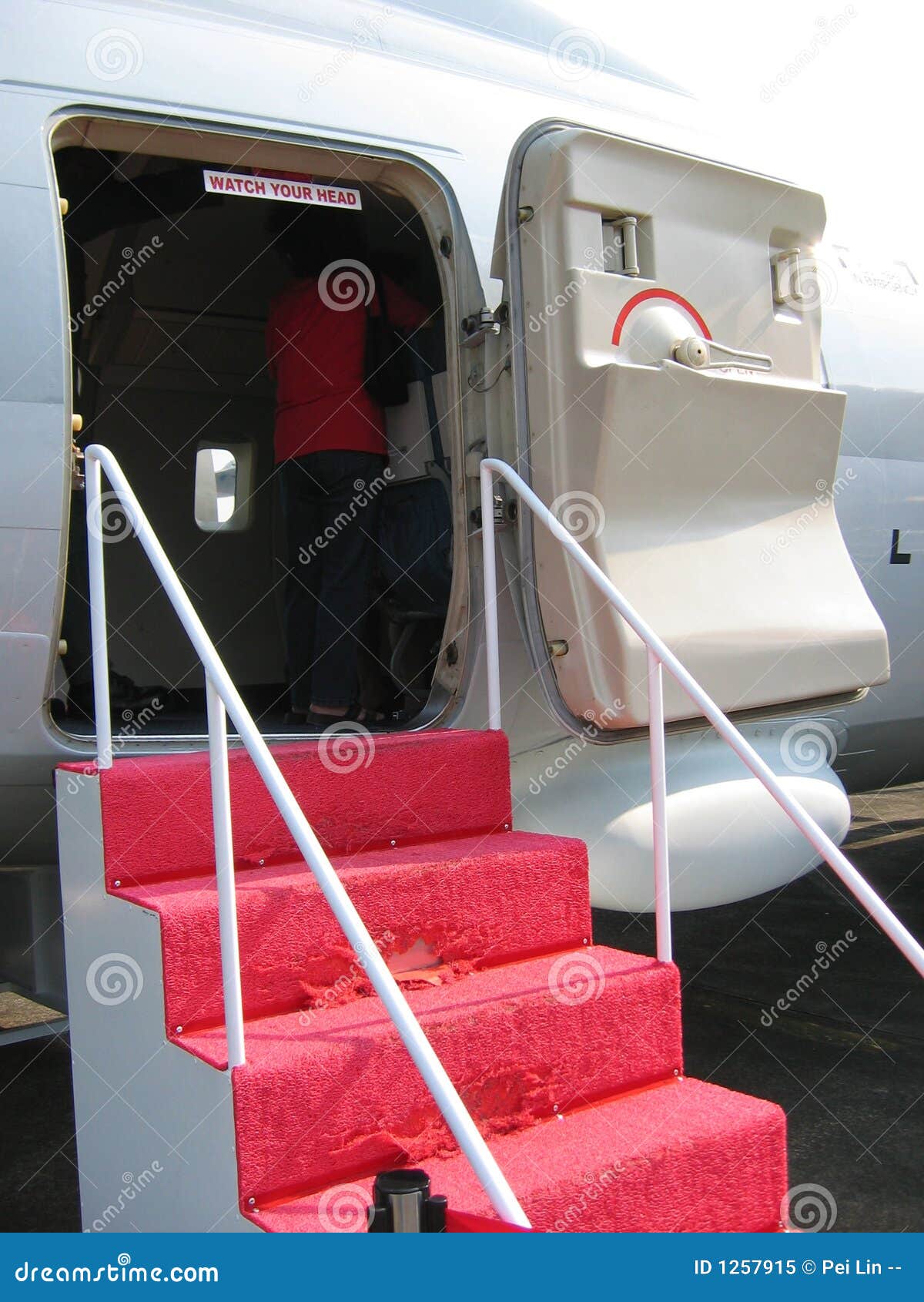 Aircraft - Boarding & Landing Gate Stock Image - Image of travel ...
